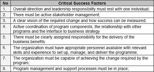 Program Management Life Cycle Sustains Successful Multiple Project