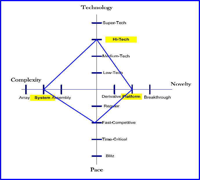 Project Type Profiling Based on the Ideal Company Project