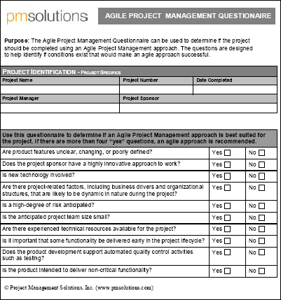 Agile project management