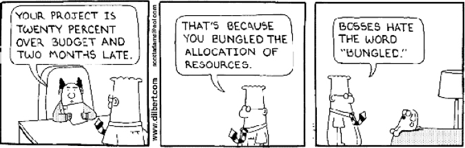 Dilbert's Style of Project Management