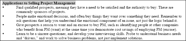 A new way of selling project management to senior management