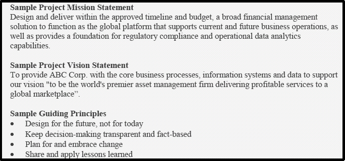 Project managing global business transformation projects