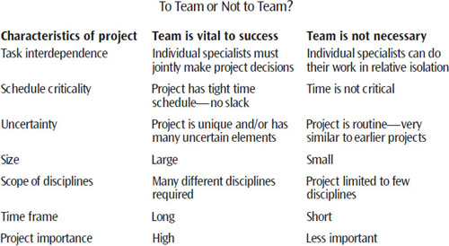 Project Teams - what have we Learned? | PMI
